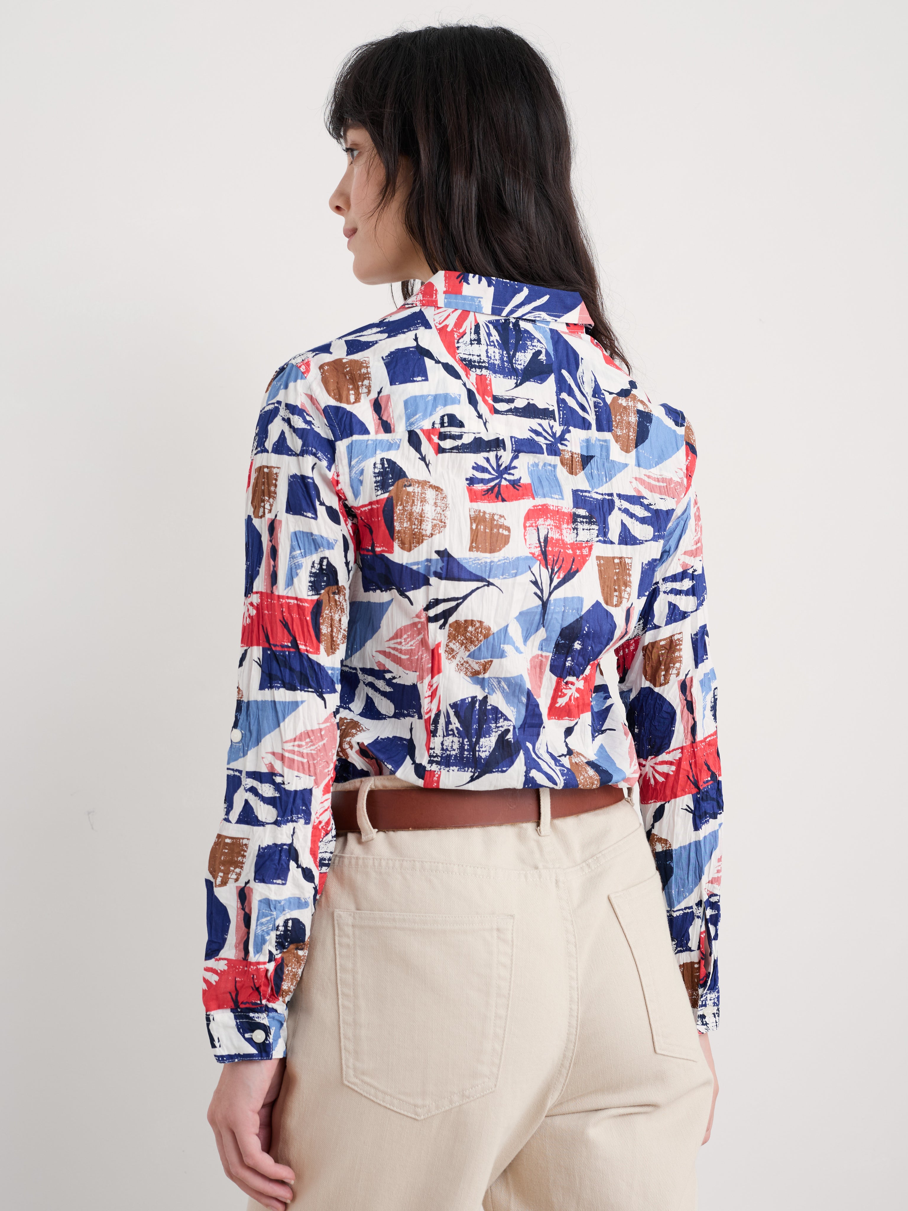 Seasalt Larissa Shirt in Marine Forms Chalk Print – Nunie